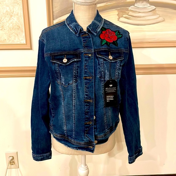 L & M black label | Jackets & Coats | Custom Made Designer Jean Jacket ...